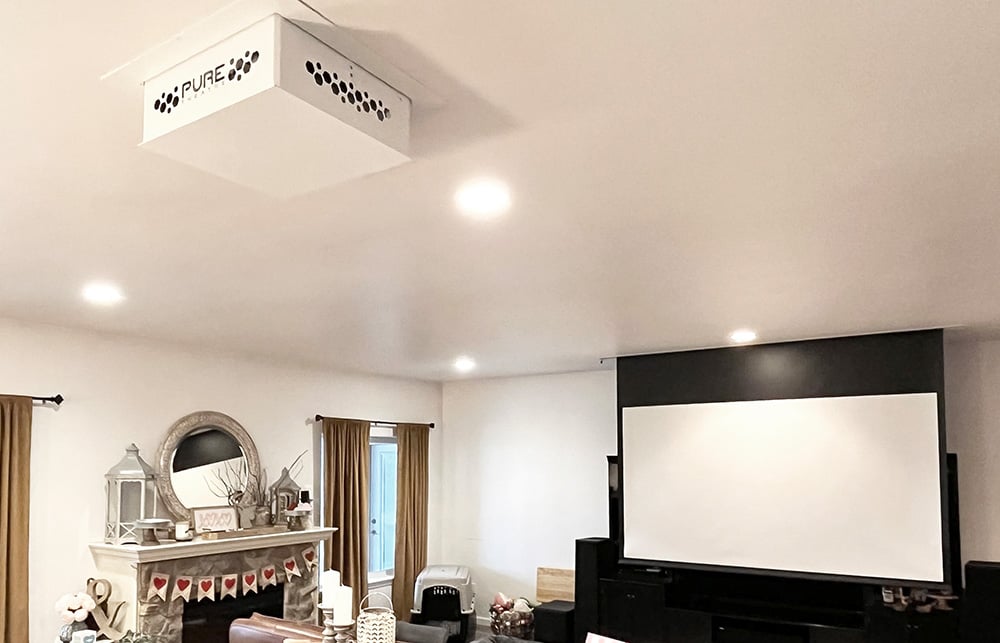 How to hide a projector in your ceiling | Hidden Projector